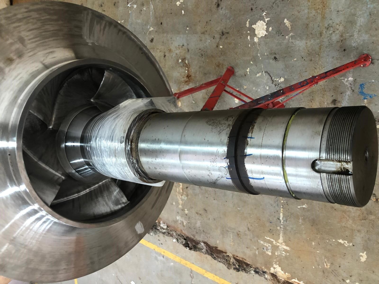 EXISTING CONDITION OF BEARING SHAFT | SJP Sealing Technology